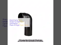 Conexão de torneira de banheiro de design moderno tanque de água oculto tubo de cotovelo de saída HDPE