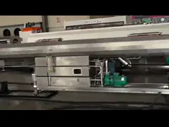 China Single Screw Design PE Pipe Extrusion Line 9 Meters Long Vacuum Tank Total SUS304 Material and PPR Raw Material for sale