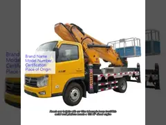 China High-Altitude Operation Truck Lifting People 32m Telescopic Boom Bucket Truck for Aerial Work Vehicle Lift Platform for sale