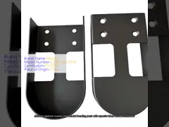 China Custom CNC Milling Parts with Exacting Tolerances and Superior Surface Finishes in Black Oxidation for sale