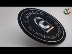 2mm Silver TPU Embossed Patches OEKO Black 3D Suede Label