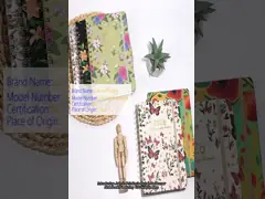 Lined Ruling Spiral Hardcover Notebook with 100 Pages and Embossed Design Technique