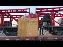 Sottocarro cingolato pieghevole personalizzato per mini perforatrice idraulica