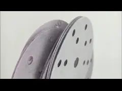 China 6 Inch Ceramic Abrasive Sanding Disc 17 Hole Orbital Sander Sandpaper for sale