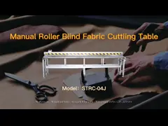 China Manual Roller Blind Fabric Cutting Zebra Fabric Cutting Machine with No Fur for Black/Zebra/Sunscreen Roller Blind for sale