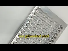 Hot Dipped Galvanized Plate Perforated Metal Mesh Safety Grating Walkway Anti - Rust