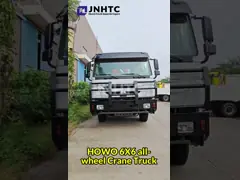 Sinotruk Howo 6x4 371hp Dump Trucks with Crane 10 Ton Singapore Truck Mounted Telescopic Boom Crane