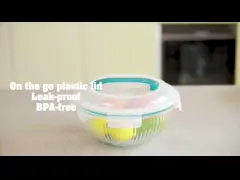 Cina Vaso di miscelazione in vetro borosilicato da 500 ml a 3500 ml con coperchio in PE in vendita