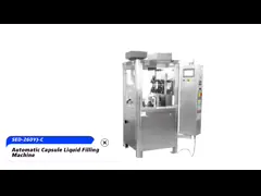 China High Precision Automatic Capsule Filling Machine with 260 Grains/Min Capacity and 304/316L Stainless Steel Construction for sale