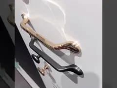 China Modern Furniture Cup Shell Shaped Pull Drawer Handles for sale