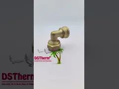 Female Threaded Elbow Pex Brass Fittings Brass Color Customized Logo Screw Fittings Middle Weight