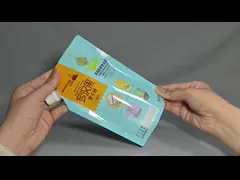 China Customizable Food Grade Nozzle Bag Suitable For Sauce,Juice,Yogurt And Liquid Food Packaging. for sale