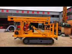 Depth 200m Soil Test Drilling Machine For Core Borehole Drilling With 22 HP Diesel Engine