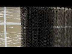 Decoración de la malla metálica pantalla de partición de la red de enlace de la cadena de aluminio decorativo cortina de malla metálica