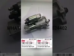 China KBZE 8-97137478-2 ISUZU 4JB1 ENGINE 8-97137478-1 STARTER MOTOR ASSY 24V 11T 3.5KW FOR SK60 SK70 EX75 ZX70 ZX80 for sale