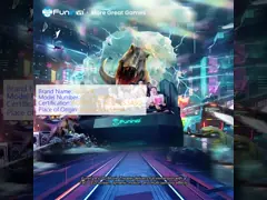 Regolare manutenzione Cinema 7D con 20kw di potenza misurata in occasione di parco sportivo