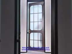 Embossed lattice aluminum room door
