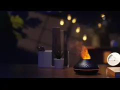 China 7 Color LED Ultrasonic Essential Oil Diffuser Wave Design Cordless Oil Diffuser For Office for sale