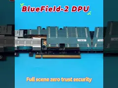 China BlueField-2 DPU Network Card With 200GbE QSFP56 Interface Armv8 64 Bit Cores for sale