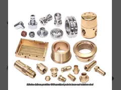 Cina Parti meccanizzate CNC in acciaio inossidabile ±0,002 mm Tolleranza Rame CNC in vendita