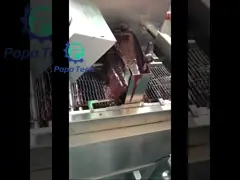 Mochi with nuts and chocolate coating production line