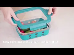 glass food container with silicone sleeve