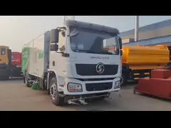 China Shacman L3000 Vacuum Cleaner Sweeping Washing Suciton Sweep Washer Road Sweeper Cleaning Truck for sale
