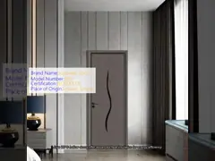 Porta cava in WPC dal design moderno personalizzato con dimensioni standard 2100*600*45mm e capacità produttiva annua di 200.000 set