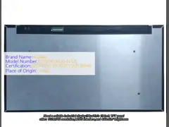 15.6 Zoll Großbildschirm 4K TFT. 3840×2160 UHD,Schnittstelle EDP, 350 cd/m2 ビデオ監視装置およびモニターの正確性