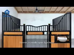 Swing Door Kit Bamboo Slat European Horse Stalls