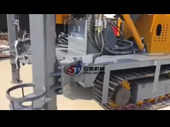 Fast Speed Water Borehole Pneumatic Drilling Rig For African Market