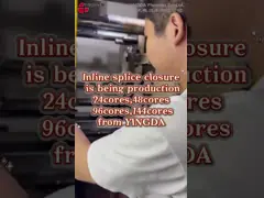 144 Cores 3 In 3 Out IP68 Inline Fiber Optic Joint Closure Underground Manhole Buried