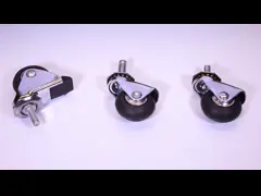 China High quality 2.5 Inch Low Profile Gravity Nylon Castor Swivel Caster Wheels for Chairs for sale