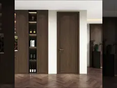 China Waterproof WPC Door With Fire Retardant Feature And Locks Accessory For Hospital And Sports Venues for sale