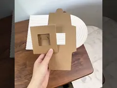 China Hollow Wrapping Paper Cardboard Jewelry Bag Display Card Box Jewelry Cardboard Box for sale