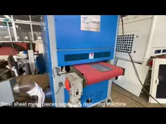 China Steel Metal Sheet Polishing Machine Automatic Sanding Deburring 1600mm Width 3000kg Weight for sale