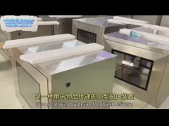 China Polished Stainless Steel Clean Room Pass Box For Safe And Secure Material Transfer for sale