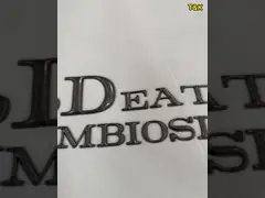 China Custom Design 3D Label Printer TPU Soft 3D Embossed TPU Heat Transfer Embossed Flocked Custom Logo Chrome TPU Patches for sale