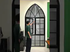 Custom 6063-T5 Aluminum Door And Window Deluxe French Style For Villa