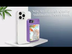 China Blank Sublimation Wireless Magnetic Power Bank 5000mAh Portable Fast Charger For Iphone Custom Portable Chargers for sale