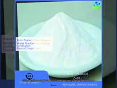 Industrial Grade Zinc Chloride 98% Purity for Battery Electrolyte