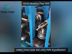 ERW Steel Tube Machine PLC Control 6-25mm OD 80m/min