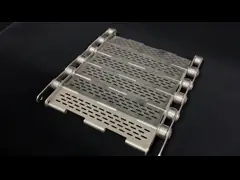 China Stainless Steel Wire Conveyor Belt SS304 Plate Link Conveyor Belt for sale