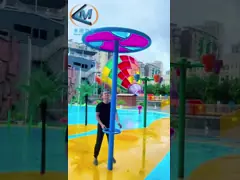 China FRP Flower Water Splash Sprayer for Water Parks - Customizable Design with Installation Diagrams for Indoor/Outdoor Entertainment for sale