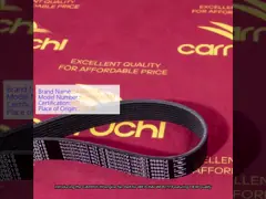 Corrosion Resistance Engine Fan Belt 612600061752 612600061295 8PK1160 for WEICHAI WD615