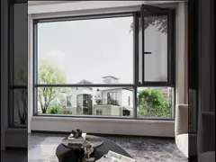 China Customized Color Modern Aluminum Sliding Window with Acrylic Material and Roller Blind Curtain Type for sale