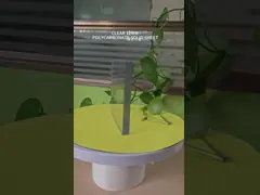 China PC-122M Solid Polycarbonate Clear Sheet 1.5-15mm Thickness with 88% Light Transmission and RHOS Certification for sale