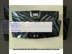 China Modified Car Front Bumper Grille Auto Grille Car Black Golden Middle Grilles For Toyota Alphard 2018 for sale