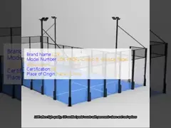 China Padel Court Supplier High Quality Padel Tennis Court Cover Roof Panoramic Cancha Padel Court With Roof