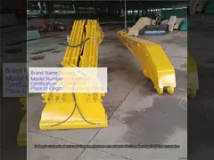 China Defeng Customized Excavator Long Reach Boom Arm for River Dredging with 10-50 Ton for sale